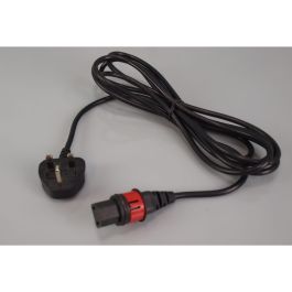 Linak Mains Lead Uk 3 pin to IEC 2 pin