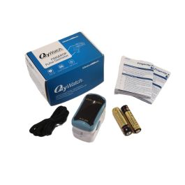 Oxywatch FingerTip Pulse Oximeter OLED Display - White MFG 2020